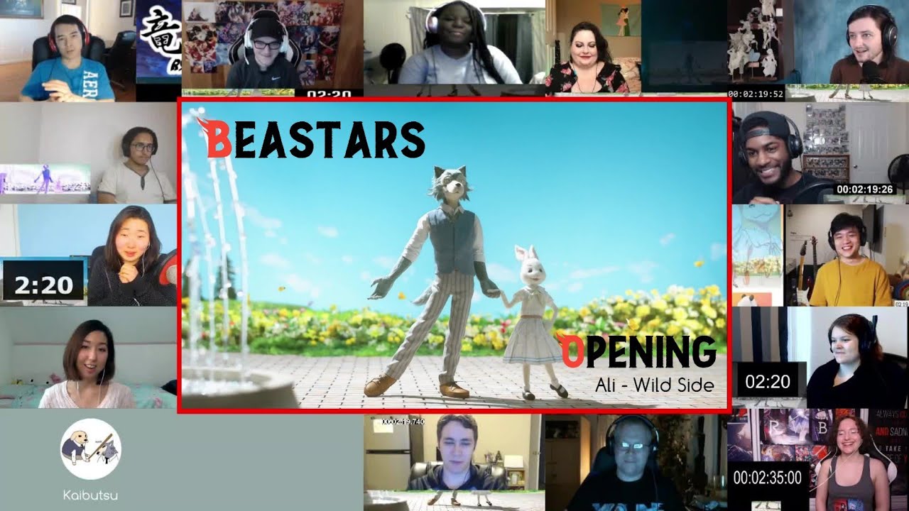 Beastars Opening S1 - Wild Side | Reaction mashup - YouTube