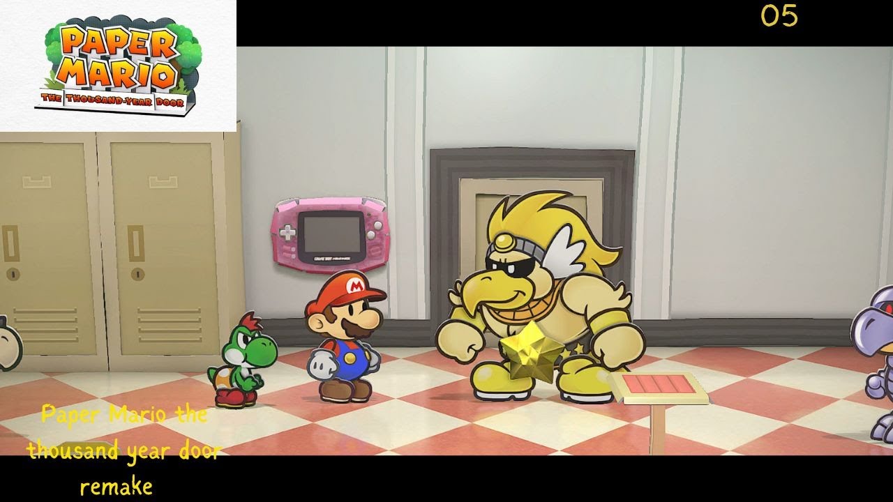 BABY YOSHI | Paper Mario The Thousand Year Door Remake Gameplay ...
