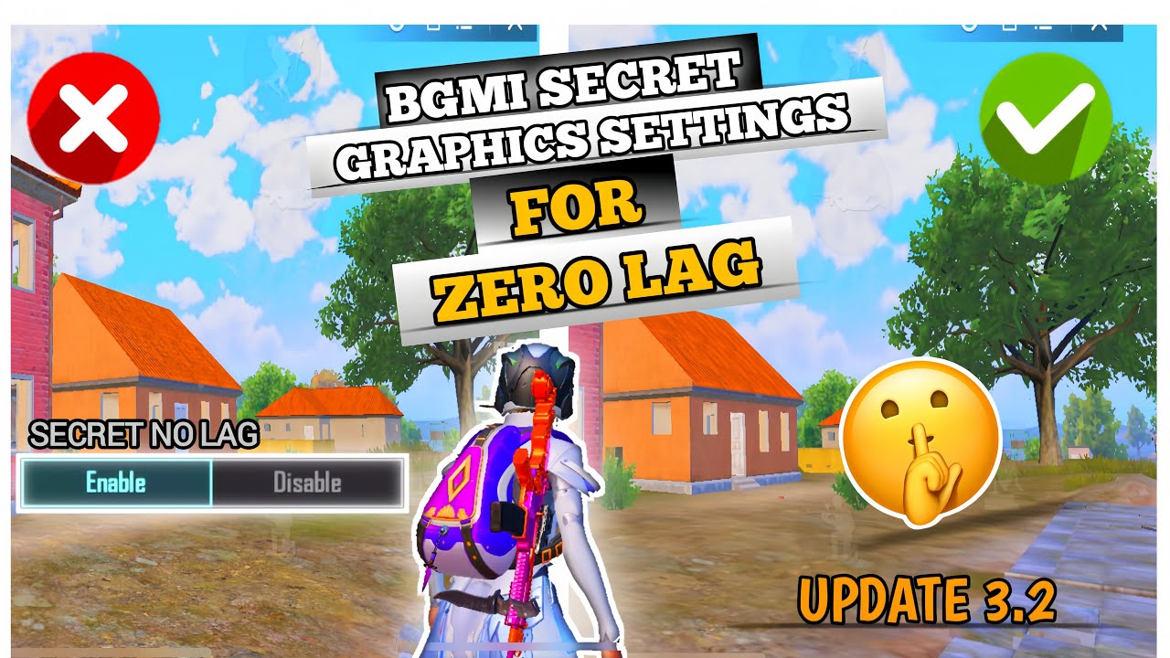 Secret Settings Of Bgmi | Graphics Settings |Which Makes Your Game Zero ...