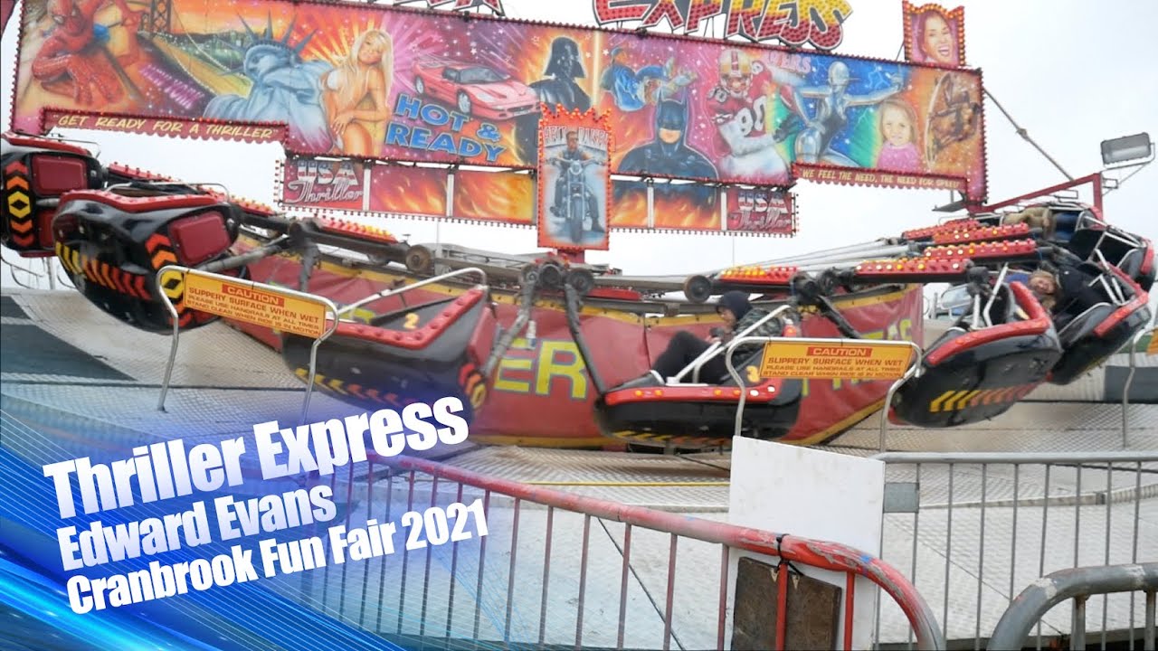 Thriller Express - Edward Evans @ Cranbrook Fun Fair 2021 - YouTube
