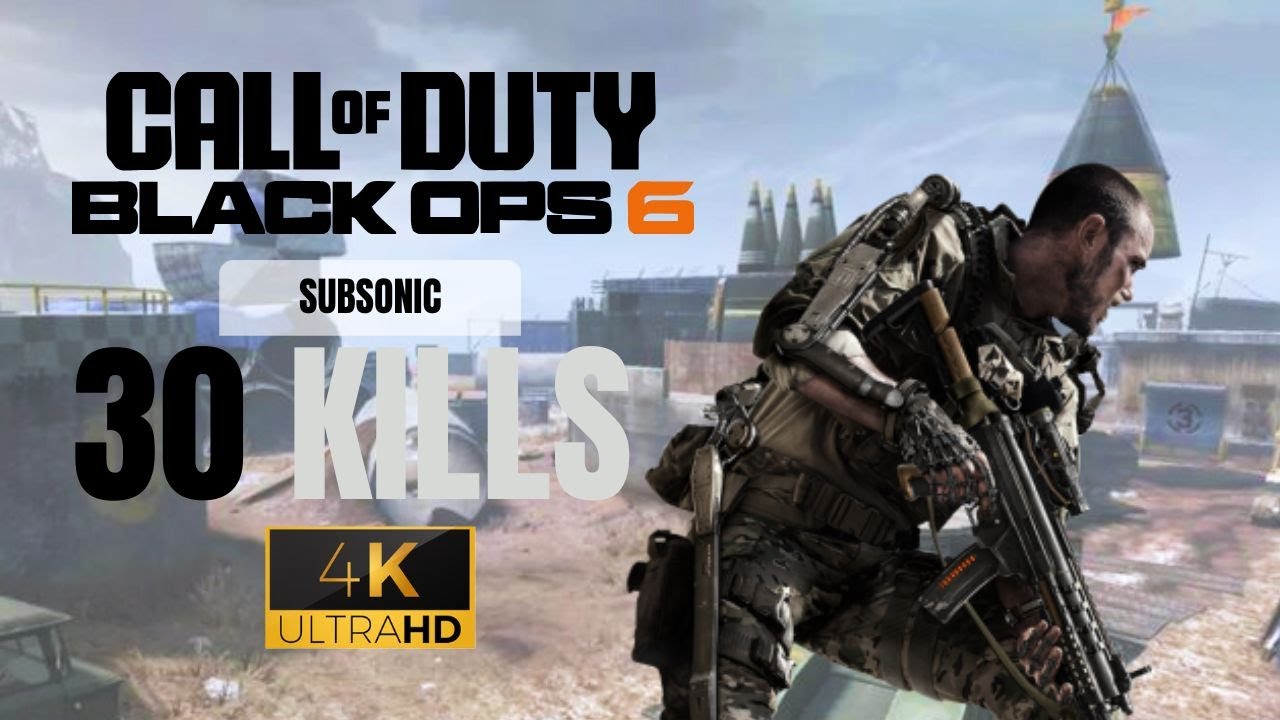 Call of duty black ops 6 Subsonic 4K *nos retamos 30 kills* ¡LO ...