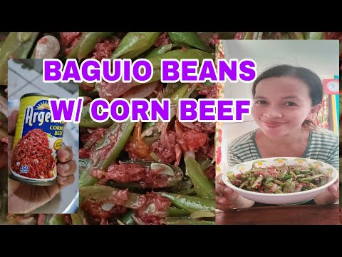 BAGUIO BEANS WITH CORN BEEF | COOKING | TEAM GONIDA