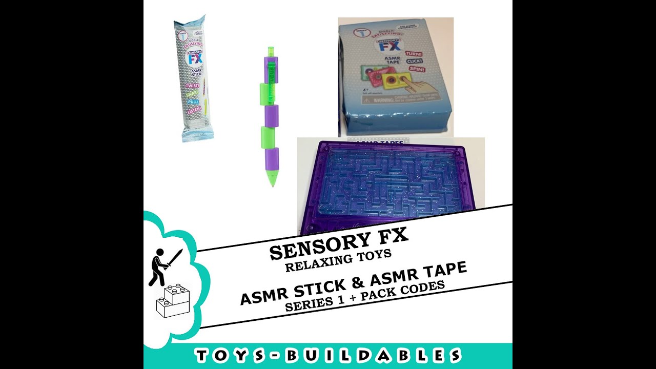 Sensory FX - ASMR Sticks & Tapes - Series 1 + pack codes - YouTube