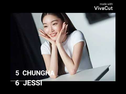 Top 6 #iu #somi #jessi #sunmi # chungha # taeyong #hyuna