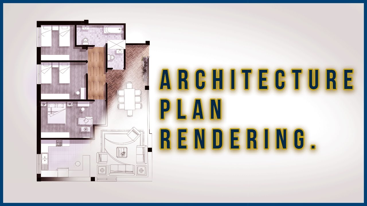 architecture plan rendering - YouTube