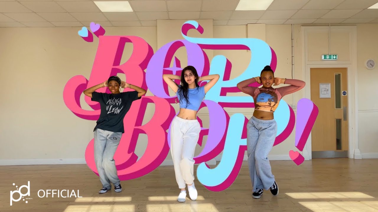 Girl Group Trainees dance to BOP BOP - VIVIZ | Dance Practice Cover ...