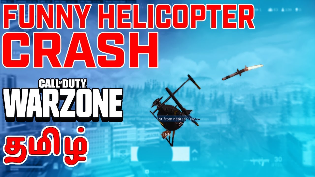 Funny Helicopter Crash - COD Warzone | Tamil | COD Warzone Gameplay # ...