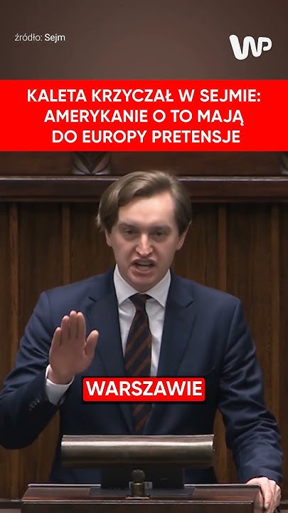 Kaleta ostro w Sejmie: Gdzie są szczyty? Na pewno nie w Warszawie - YouTube