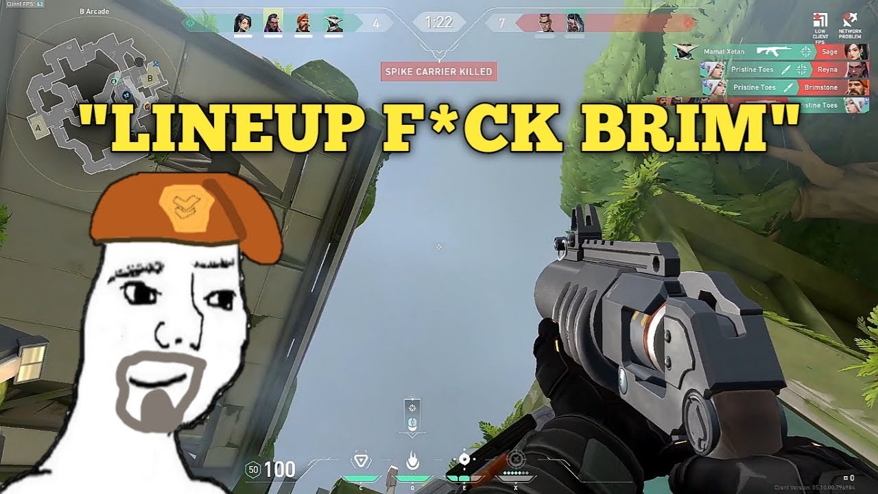 "Lineup f*ck Brim" Tilting The Enemy Team Using Brimstone Lineups - YouTube