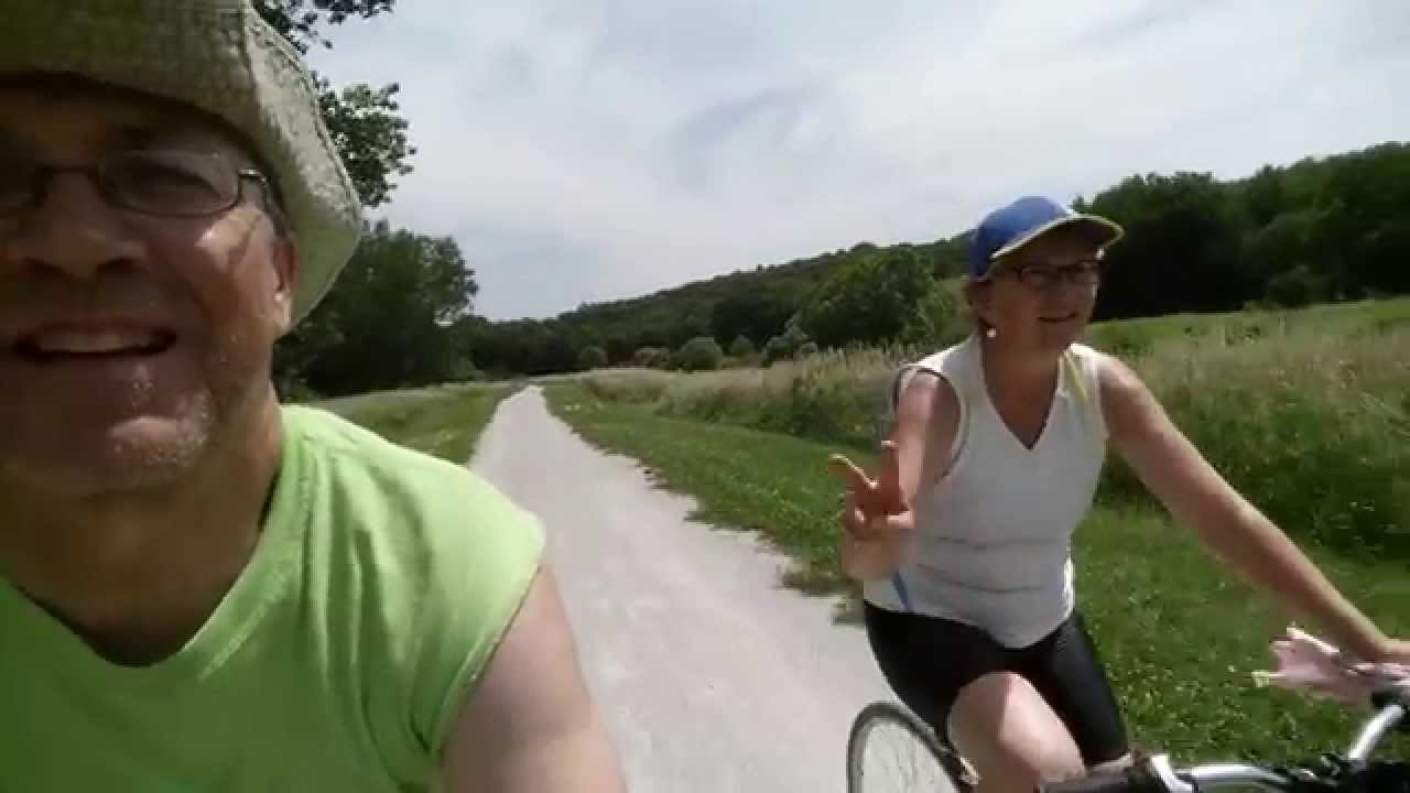Bike Ride on the Little Blue Trace Trail - July 6, 2014 - YouTube