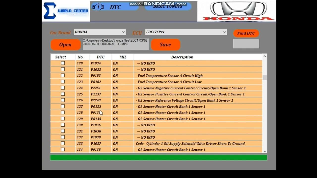 Honda DTC off software - YouTube