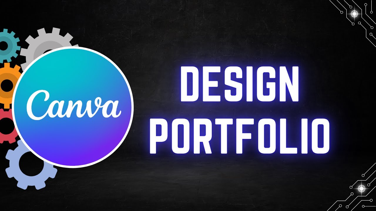 How to Design a Portfolio in Canva | Step by Step - YouTube