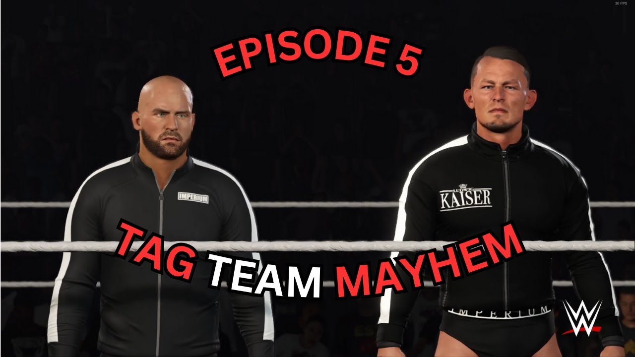 WWE 2K24 - Universe Mode Season 1, Episode 5: Raw - Tag Team Mayhem - YouTube