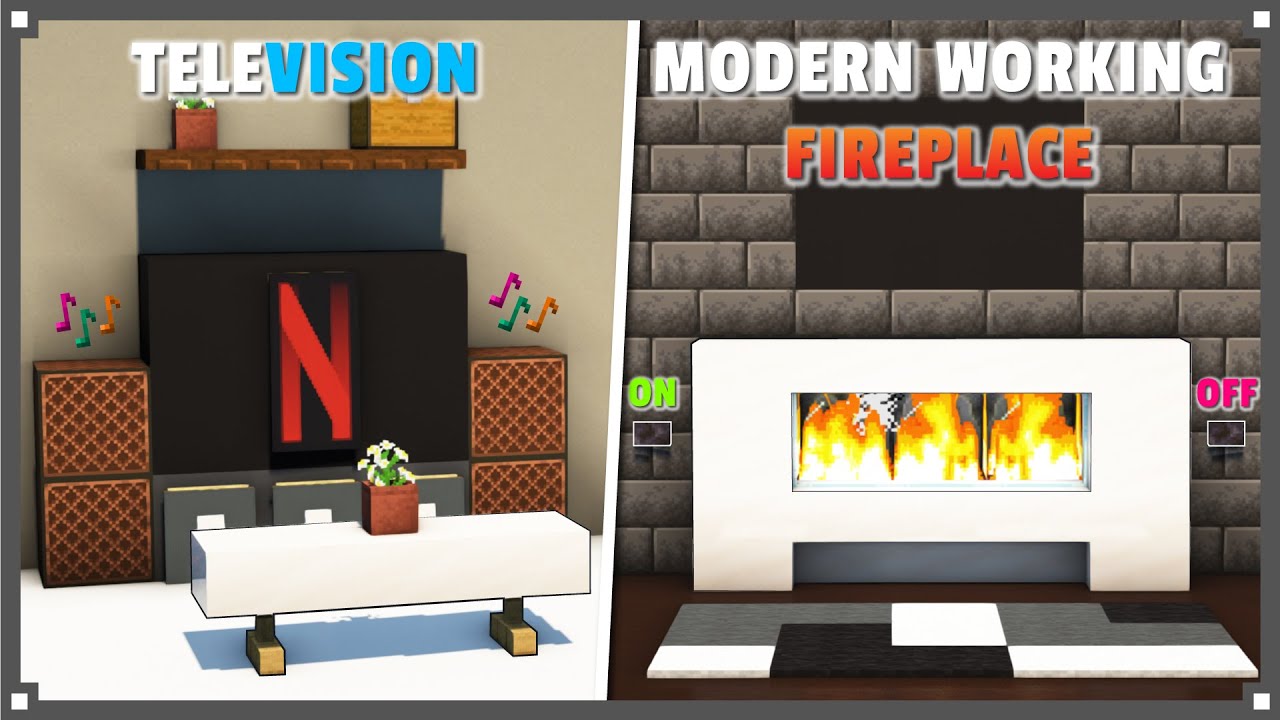 Minecraft Tutorial: 7 Furniture Designs & Ideas! - YouTube