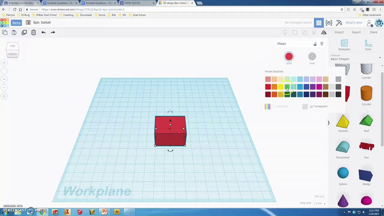 Tinkercad Workflows Rapid Design Tricks Supports Youtube