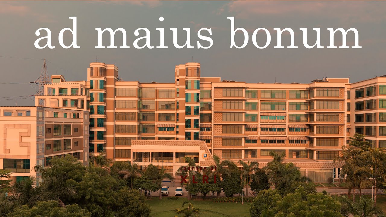 XLRI's 75 years | Ad Maius Bonum - YouTube