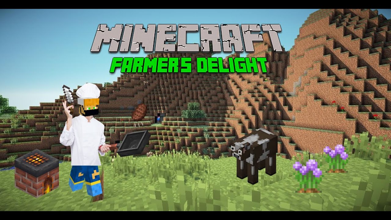 Minecraft Can Be A Farming Sim?! (Farmer's Delight 1.20.1 Mod Review ...