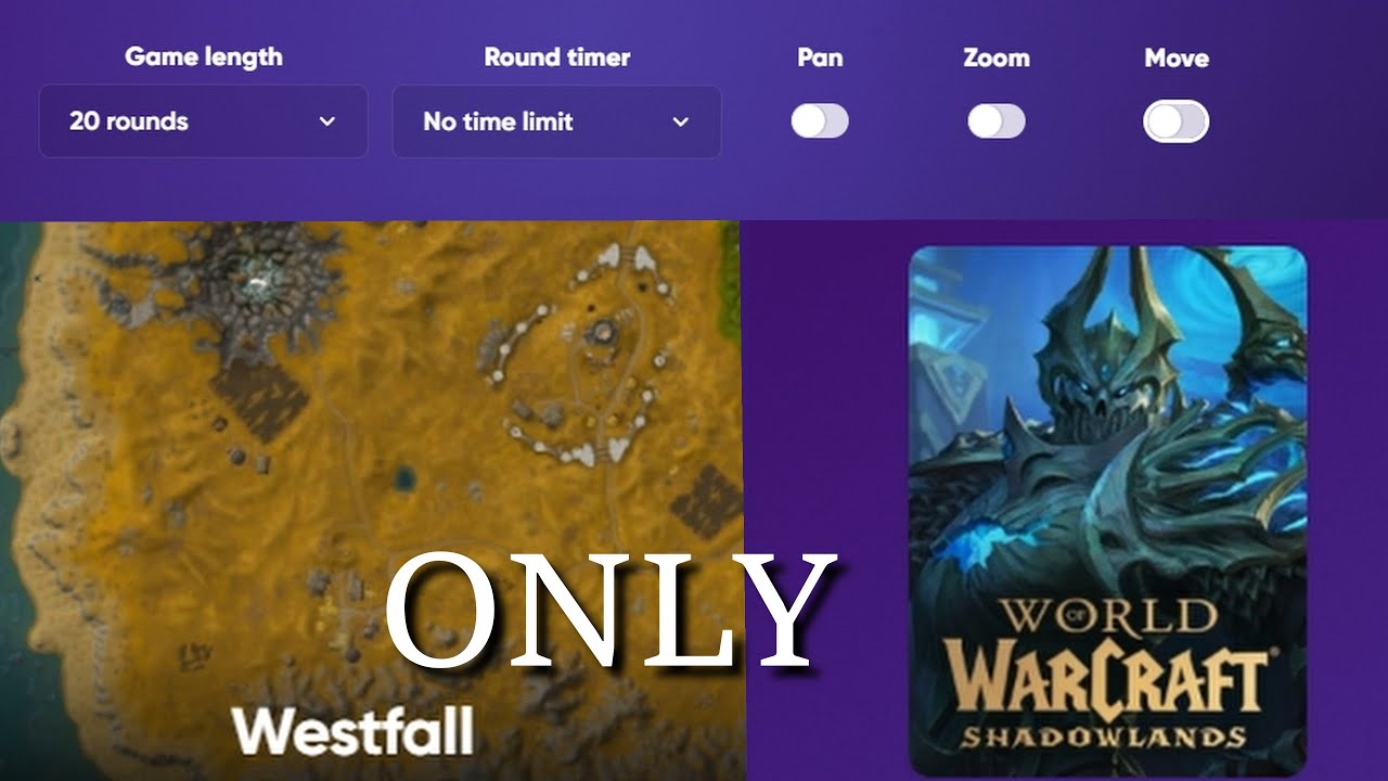 World Of Warcraft: GeoGuessr - Westfall Only - YouTube