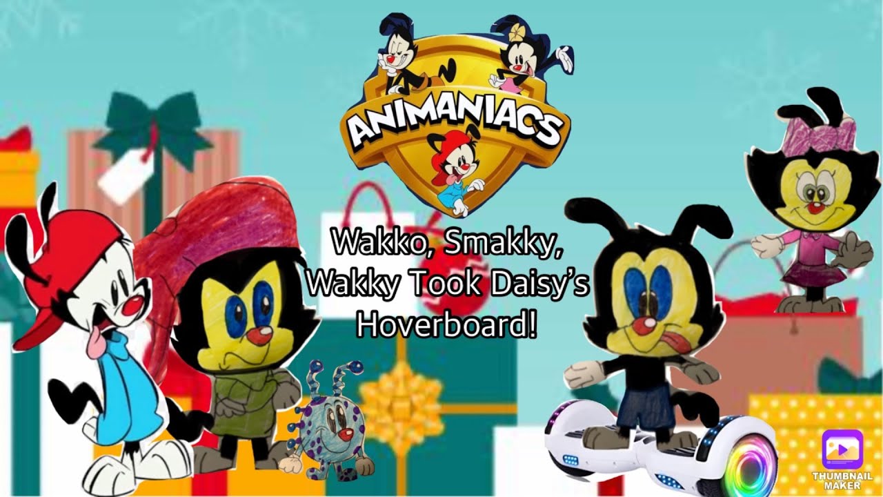 Animaniacs: (Season 06 Episode 09) Wakko, Smakky, Wakky Took Daisy’s Hoverboard! - YouTube