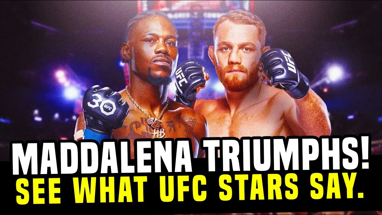 Maddalena's Victory Over Holland: UFC Fighters Speak Out - YouTube