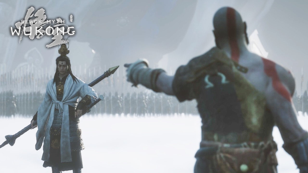 Chinese God of War - Kratos VS. Erlang Shen - YouTube