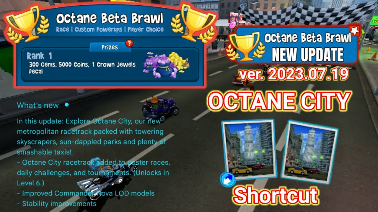 New Update is Finally here"Octane City"(Shortcut reveal) + New ...
