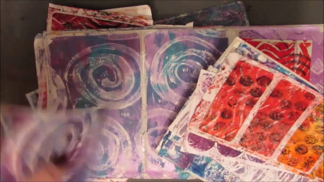 Mixed Media Tidbits and Tips : Use Stickers - YouTube