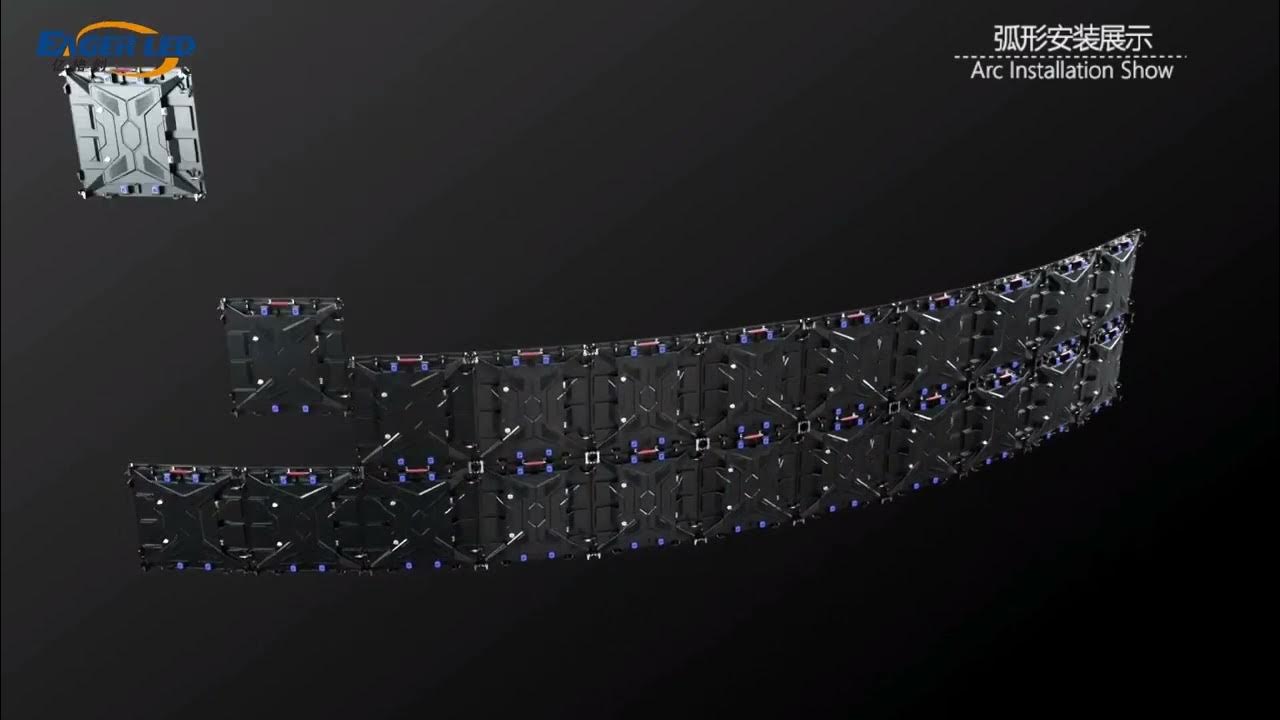 EagerLED 640x640mm Front and Rear Service LED Display Detailed ...