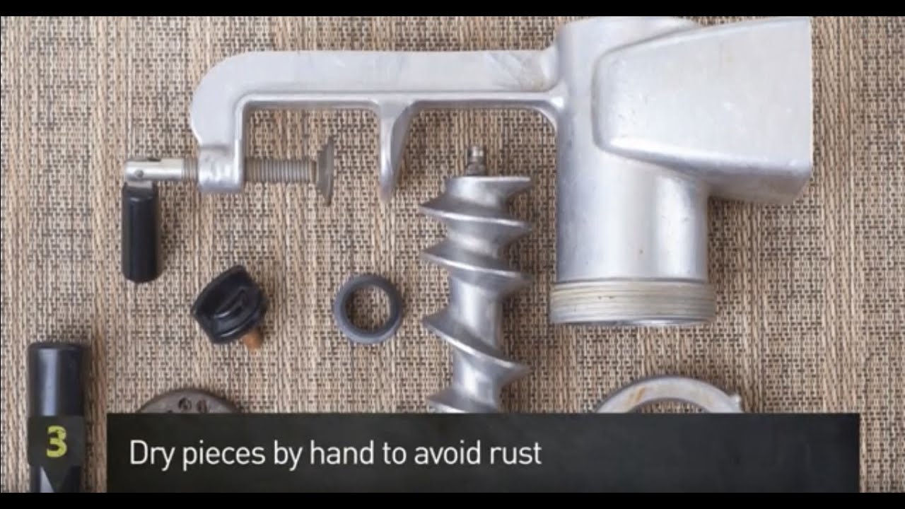 How to Clean and Store Your Meat Grinder: Tips and Tricks - YouTube