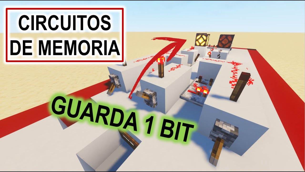 🟢 CIRCUITOS DE MEMORIA - Cap 12 | Tutorial Redstone Avanzado Minecraft ...
