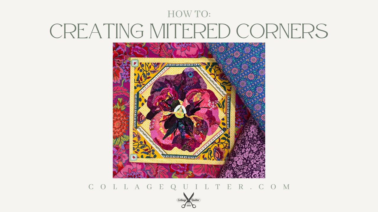 How To: Creating a Mitered Corner - YouTube