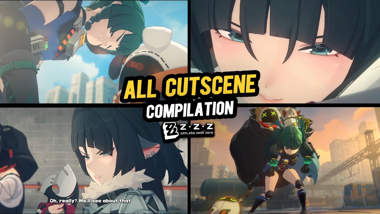 All Cutscene Animation Compilation 1.1 Dub Japan | ZZZ Zenless Zone ...