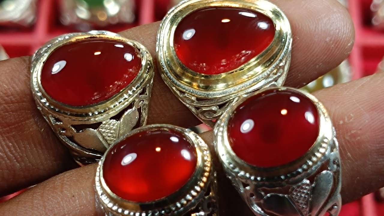 BATU AKIM CEMPAKA MERAH ACEH #gemstones #batuakik #stonering #gems # ...