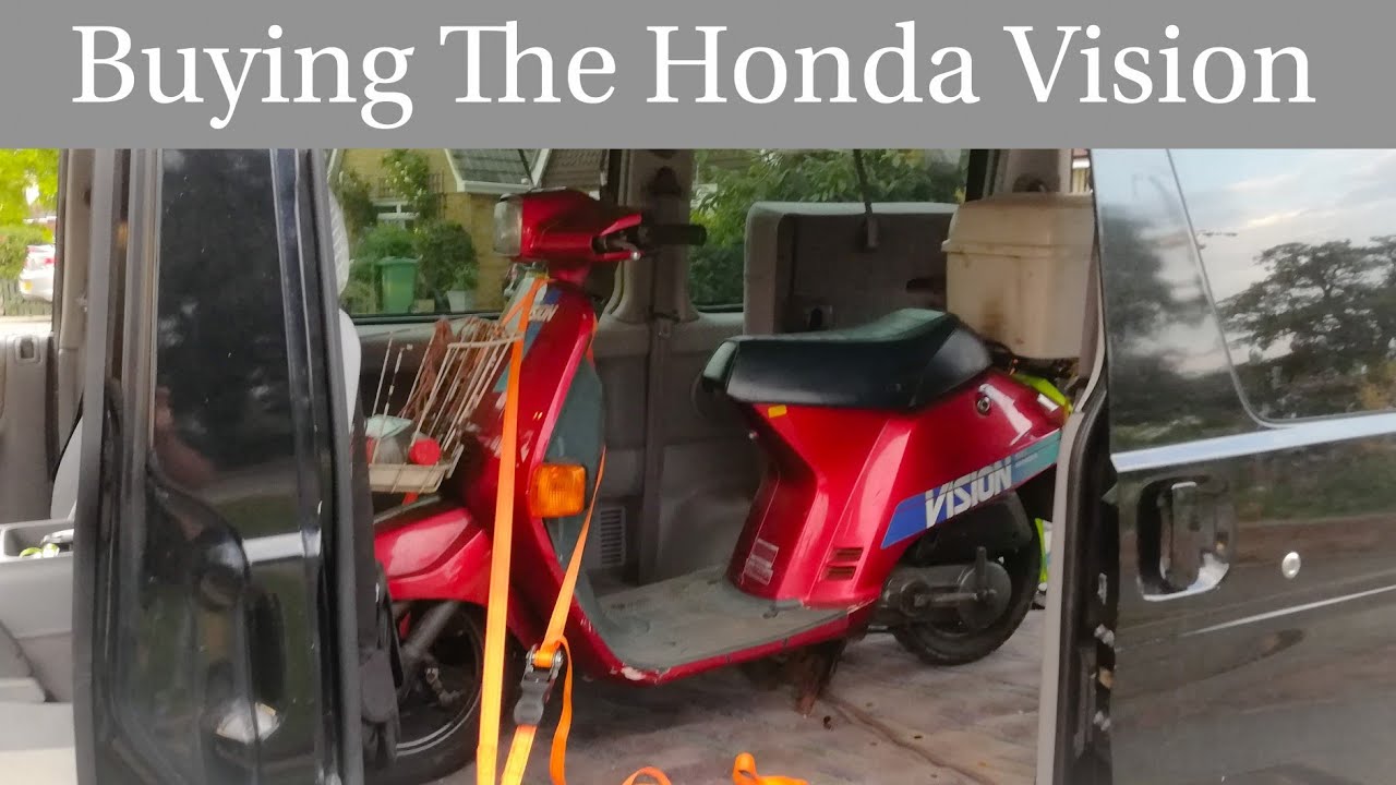 🆕 Buying A Honda Vision 50cc 1980s For Charity PTSD Honda Vision ...