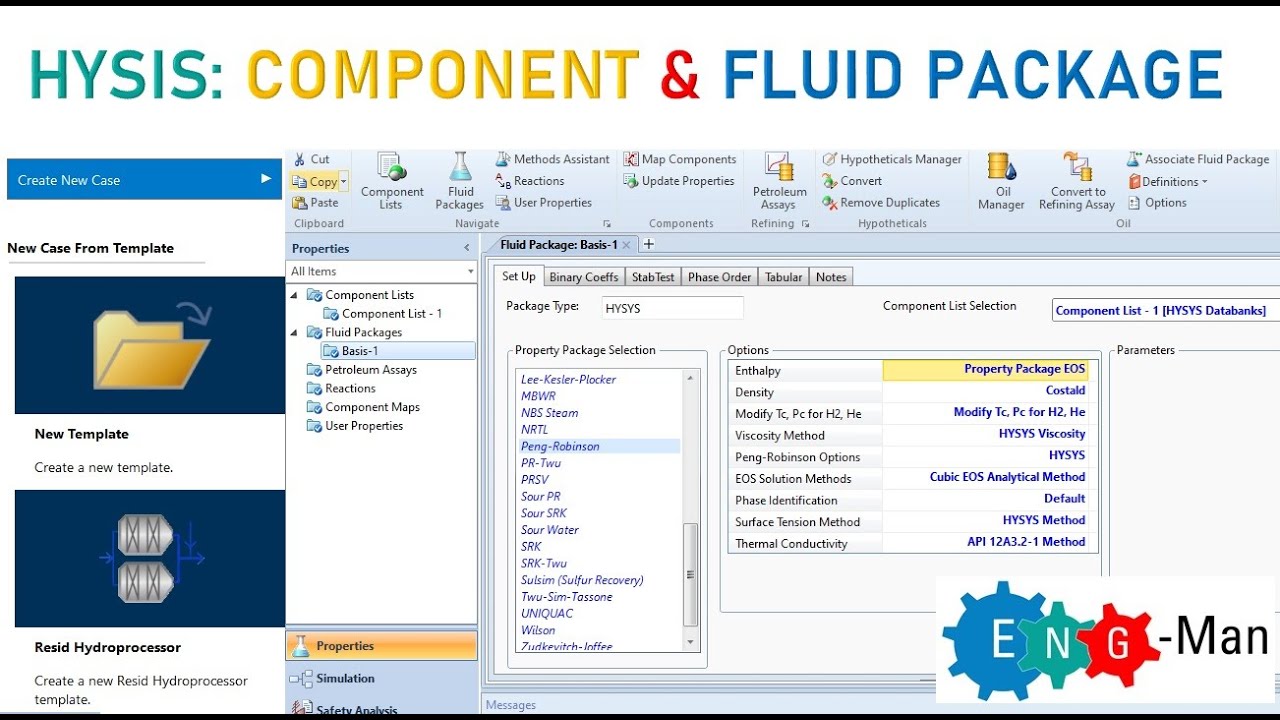 HYSIS 1: Component & Fluid Package - YouTube