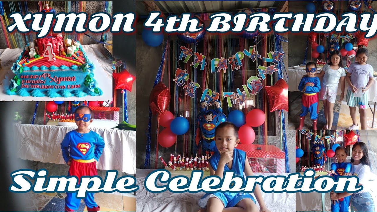 HAPPY 4TH BIRTHDAY XYMON | SIMPLE BIRTHDAY CELEBRATION 🎉 | Nitz Randes ...