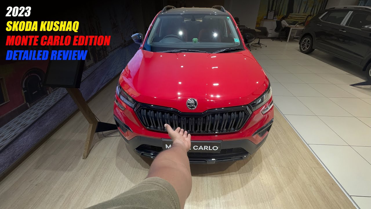 2023 Skoda Kushaq Monte Carlo Edition | Detailed Review | Sizzling Red ...