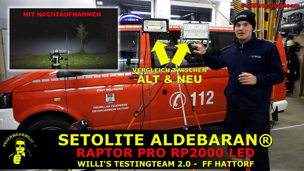 SETOLITE ALDEBARAN® RAPTOR PRO RP2000 LED bei der FF Hattorf - # ...