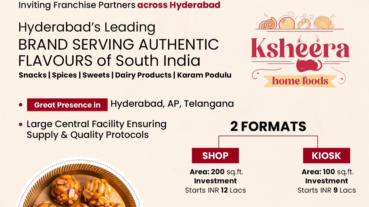 Ksheera : Franchise Opportunity with Brand Serving Authentic Flavours ...