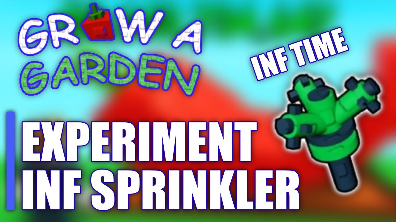 EXPERIMENT BUG SPRINKLER SEBELUM DI PATCH | Grow A Garden - YouTube