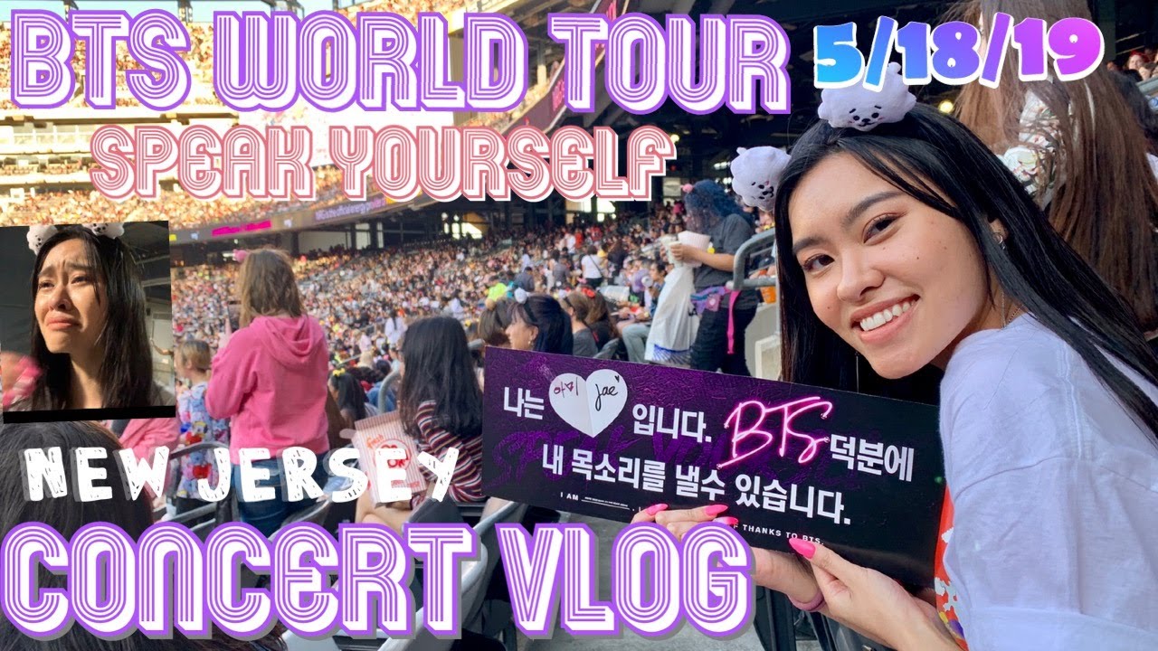 My First BTS Concert VLOG - BTS World Tour: Speak Yourself at MetLife ...