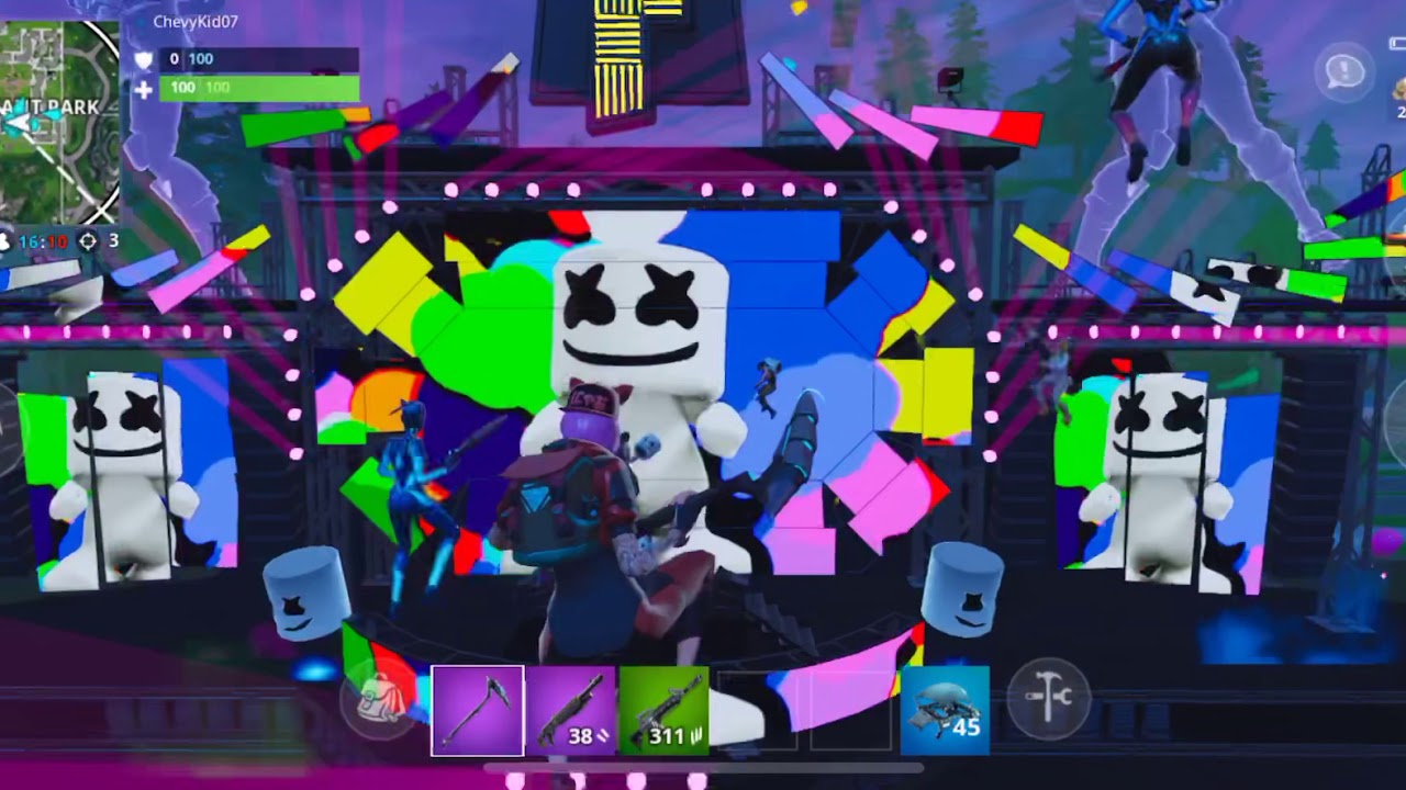 Fortnite marshmallow event - YouTube