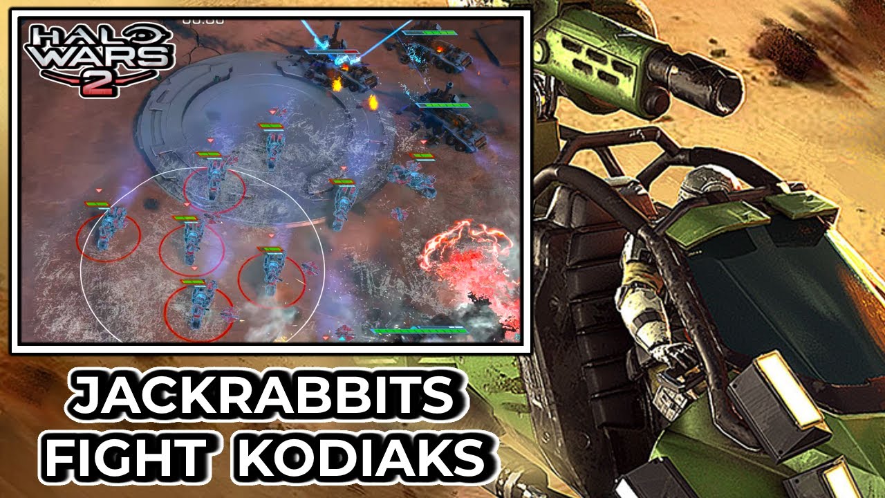 Stopped Siege with Upgraded Jackrabbits and Hero Spartan - Halo Wars 2 ...