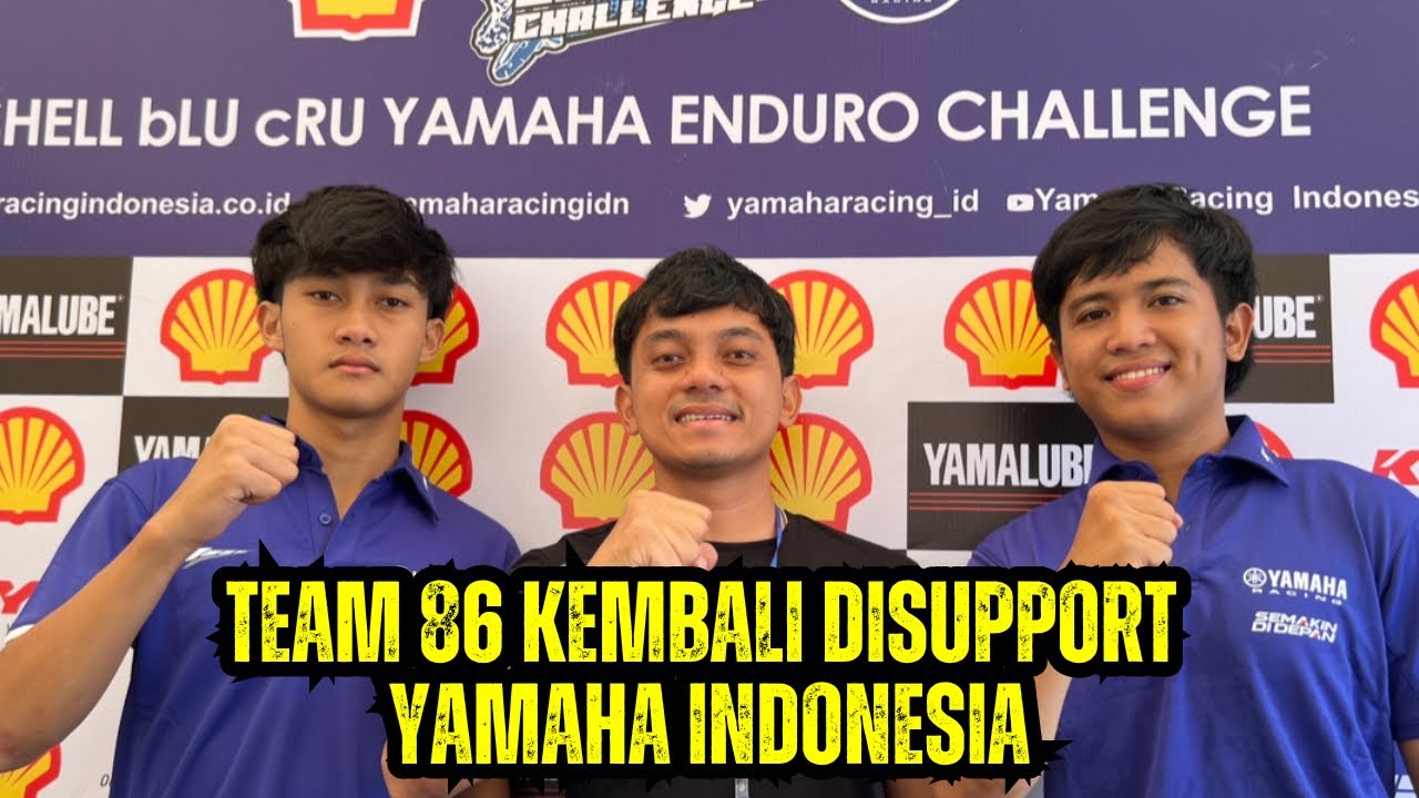 Yamaha Indonesia Kembali Support Team 86, Ridernya Inggil Bernarditus dan Rubin Caesar - YouTube