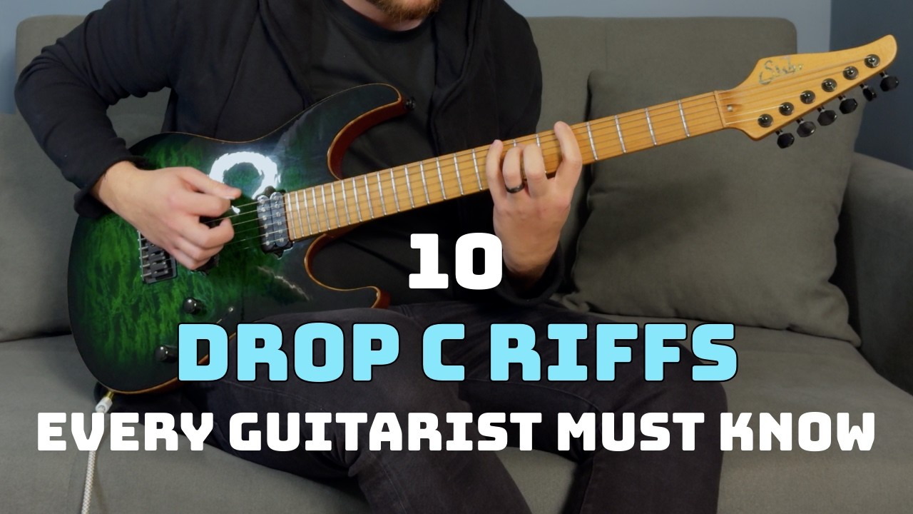 10 ICONIC Drop C Riffs EVERY Guitarist MUST Know | WITH TABS - YouTube