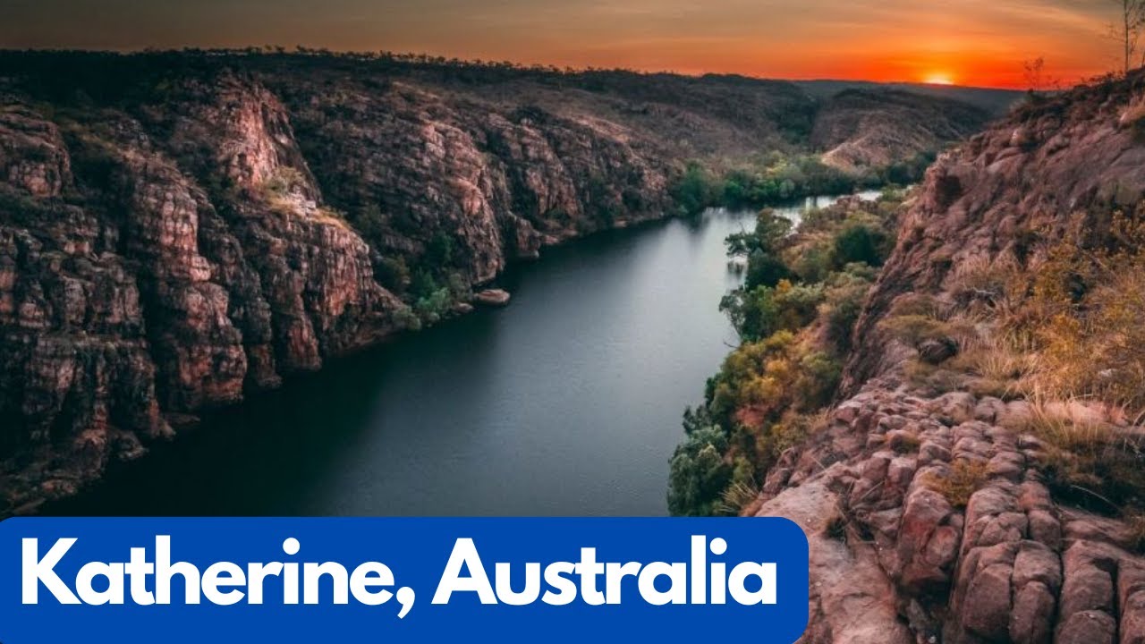 Soothing Aerial Views: Katherine, Australia in 4K - YouTube