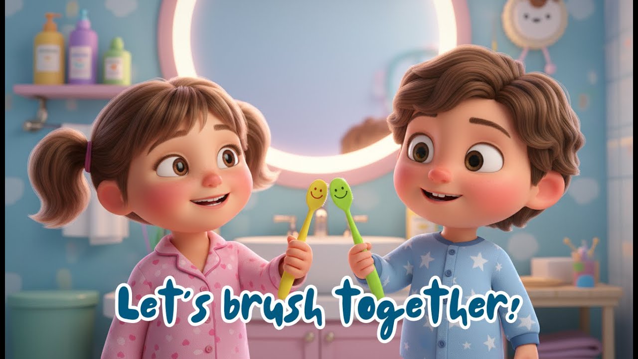 Brush Brush Brush Your Teeth Song 🪥 | Fun Toothbrushing Song for Kids ...