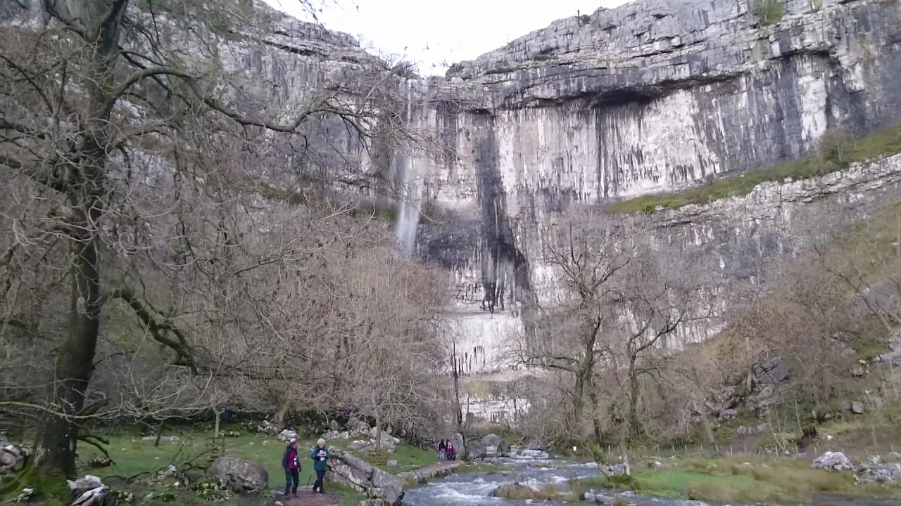 Malham Cove Waterfall - YouTube