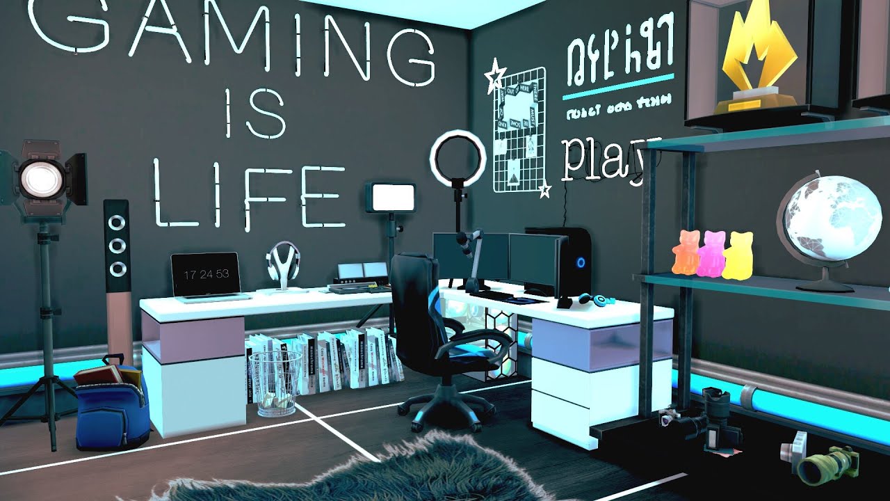 STREAMER'S DREAM #2 😍 | Boy's Gaming Room | Speed Build + CC LINKS ...