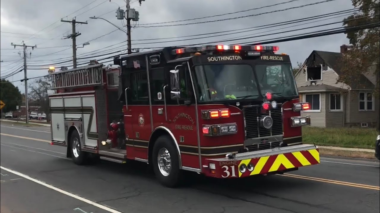 Southington Fire Department Car 3, Engine 31 (Squad 1), and Squad 5 ...
